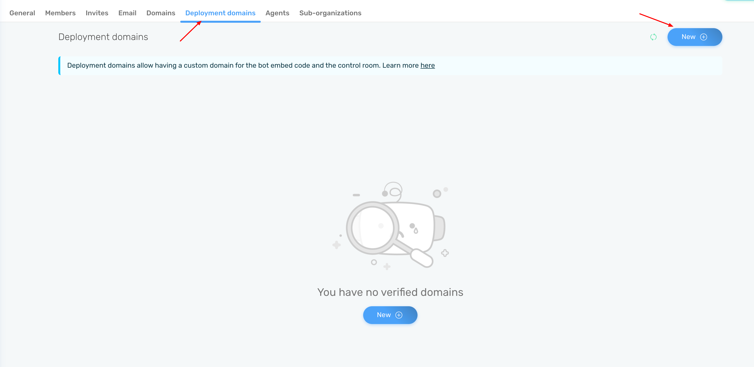 Custom domain for the Bot Embed Code and the Control Room ...